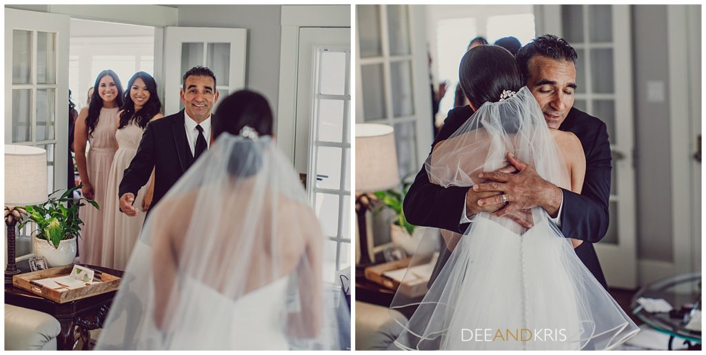 Why We Love First Looks with Dad on Your Wedding Day!
