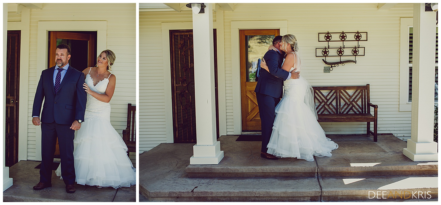 Why We Love First Looks with Dad on Your Wedding Day!